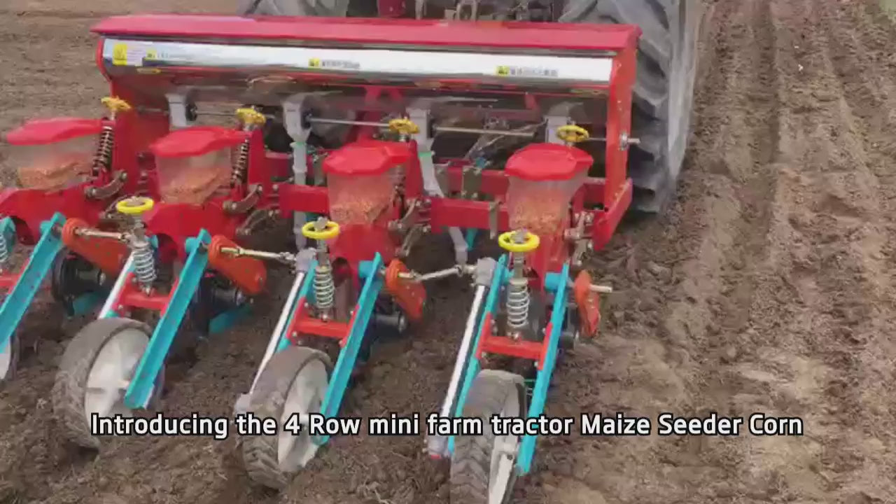 Semoir à Maïs 4 Rangs Professionnel - Machine Agricole Haute Performan
