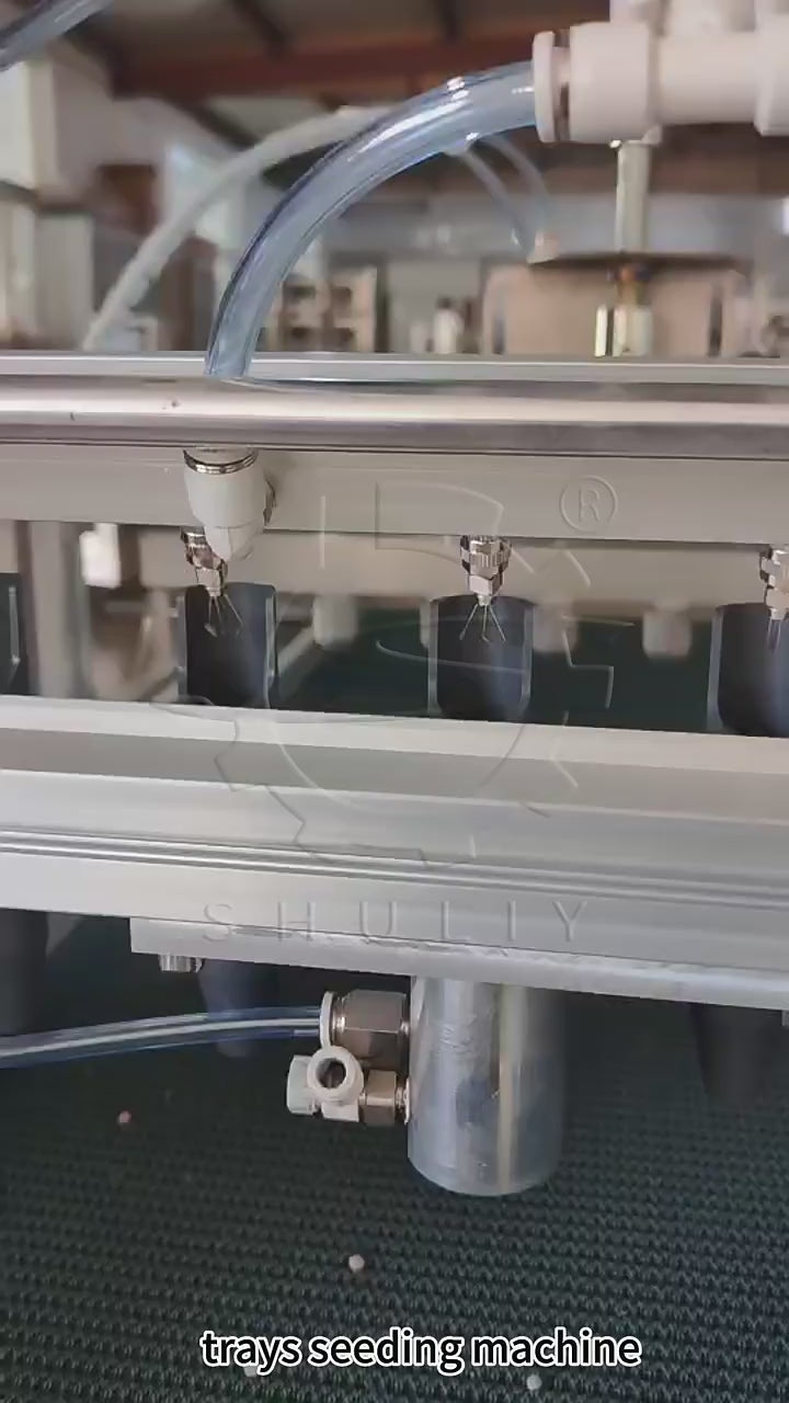 Machine de Semis Automatique pour Pépinière - Système PLC Haute Précis ...